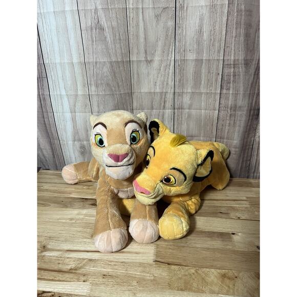 Disney | Toys | Disney Store Lion King Nala And Simba Large Plush 3 ...